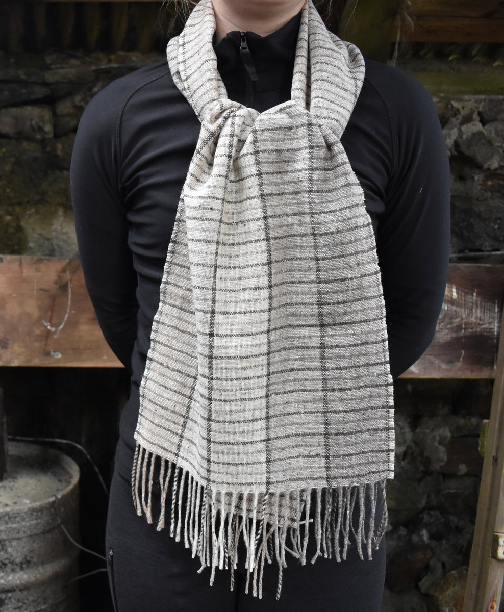 Canach Scarves - Stripe Pattern – Uist Wool